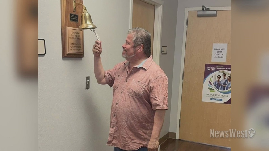 NewsWest 9's Victor Lopez rings cancer victory bell in emotional moment ...