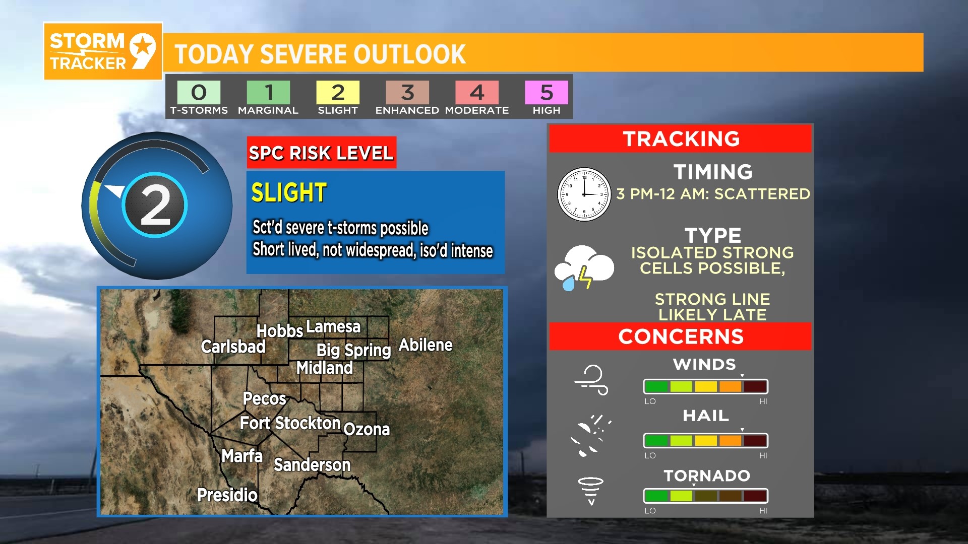 Severe Weather Risk Factors & Ratings | newswest9.com