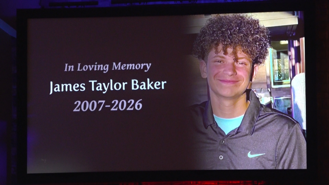 Midland community gathers to honor and remember 18-Year-Old James Baker ...