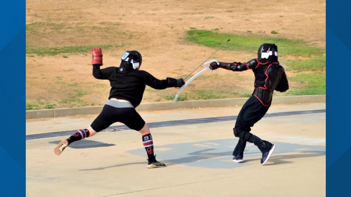 Midland Sword School teaching HEMA fencing to students | newswest9.com