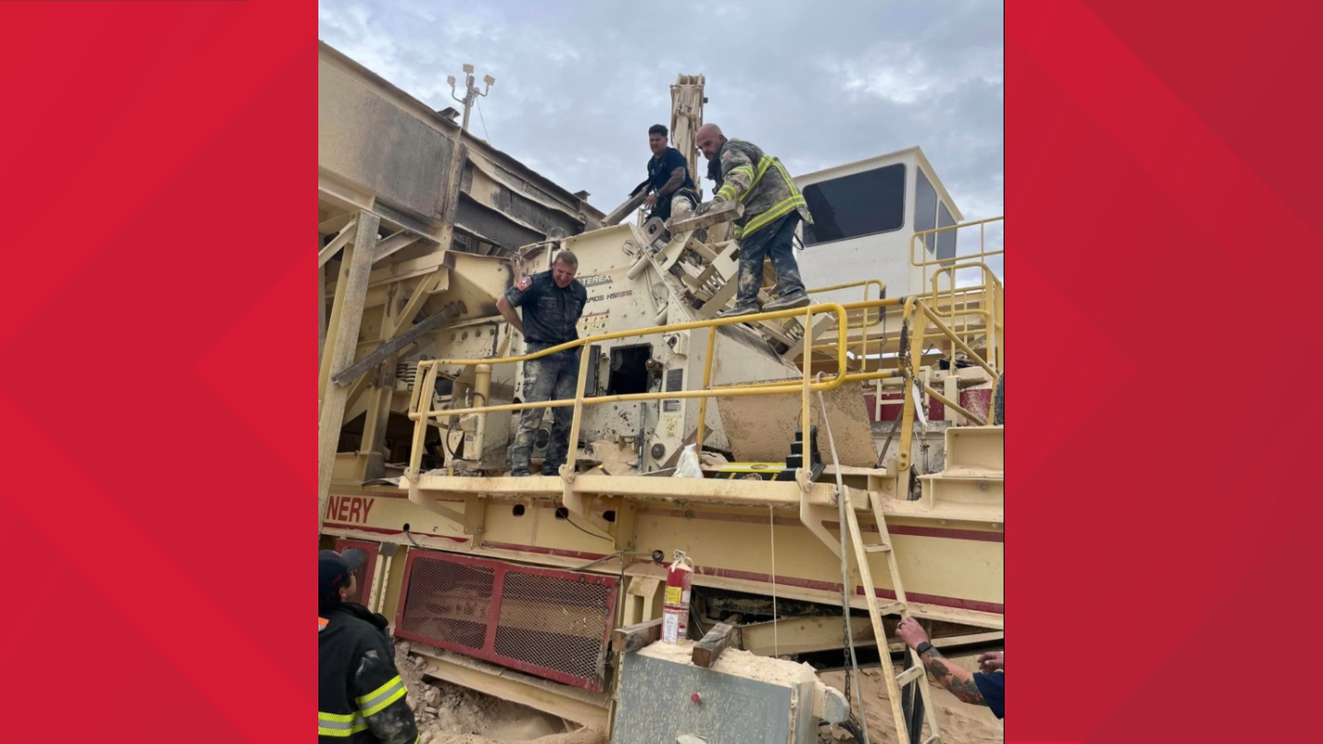 Man stuck in rock crusher Wednesday freed by the help of OFR ...