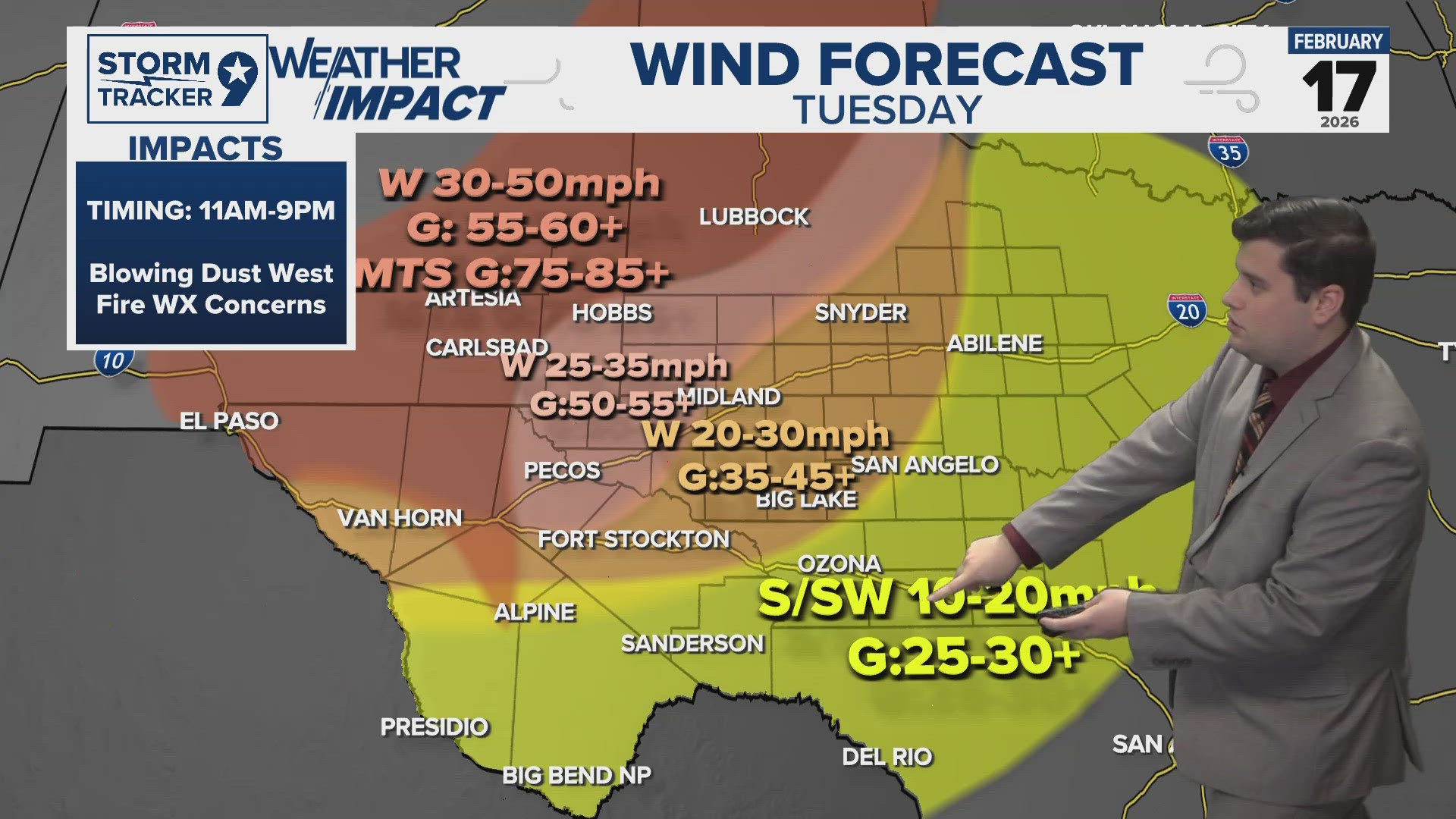 Windy Conditions, Fire Weather, and Blowing Dust returns across West ...