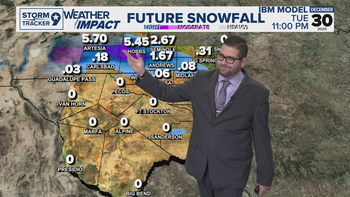 Strong Cold Front Bringing Freezing Temperatures | West Texas Forecast ...