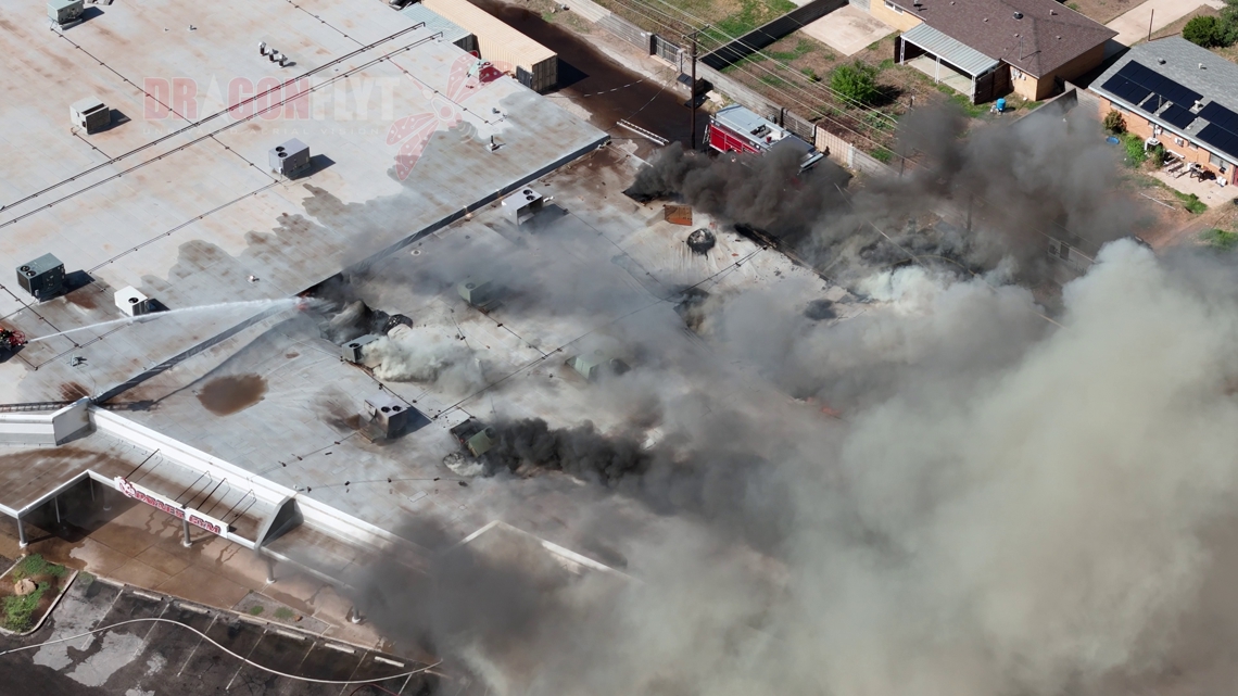 Fire at Town & Country Shopping Center in Odessa | newswest9.com