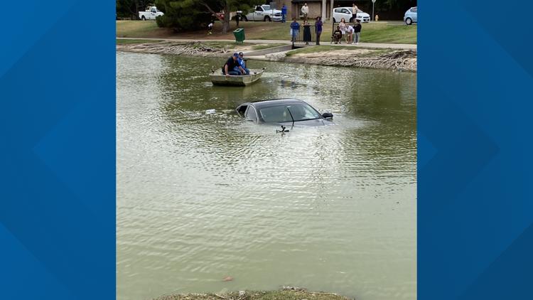Teen driver drives car into duck pond | newswest9.com
