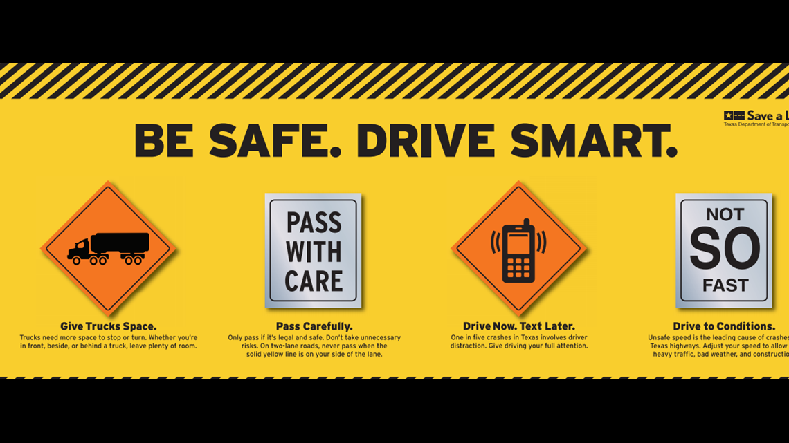 ‘Drive Smart’ campaign seeks to reduce fatal accidents on Texas ...