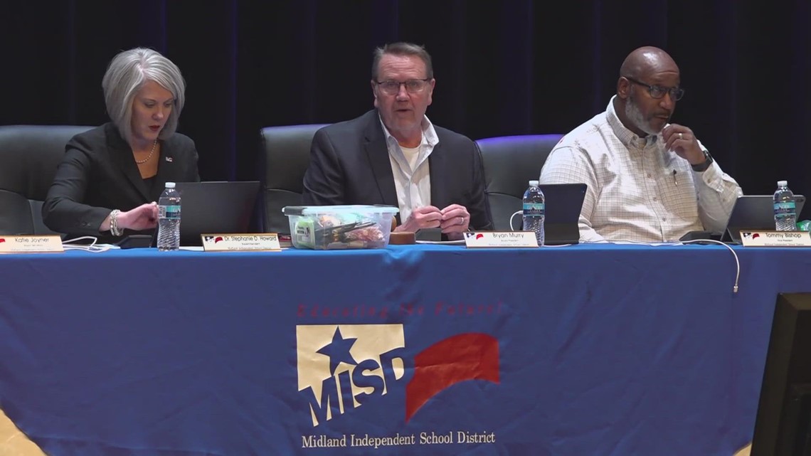 Midland ISD school board meeting shows district has eyes on the future ...
