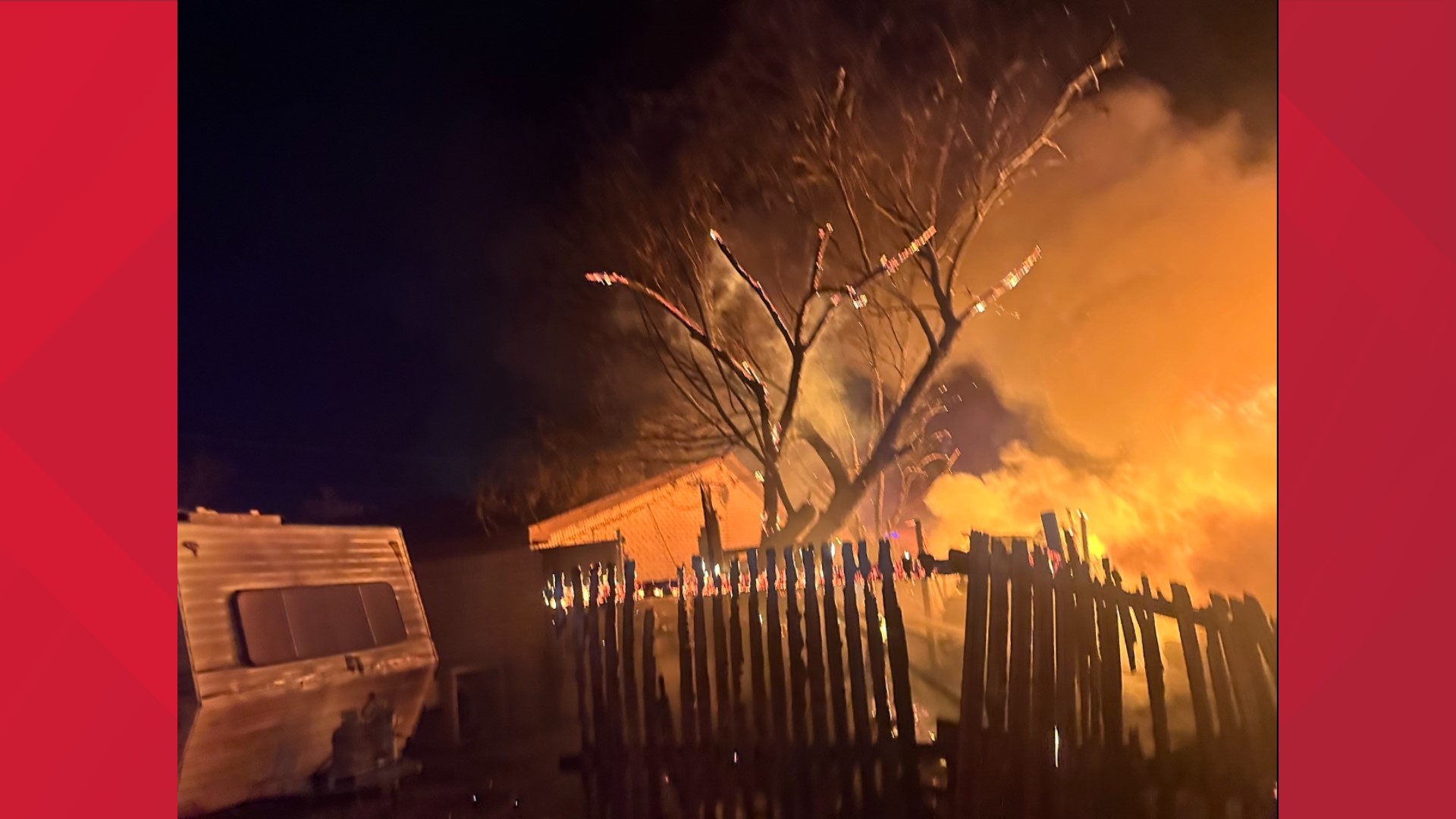 Fire Wednesday night in Midland displaces four residents | newswest9.com