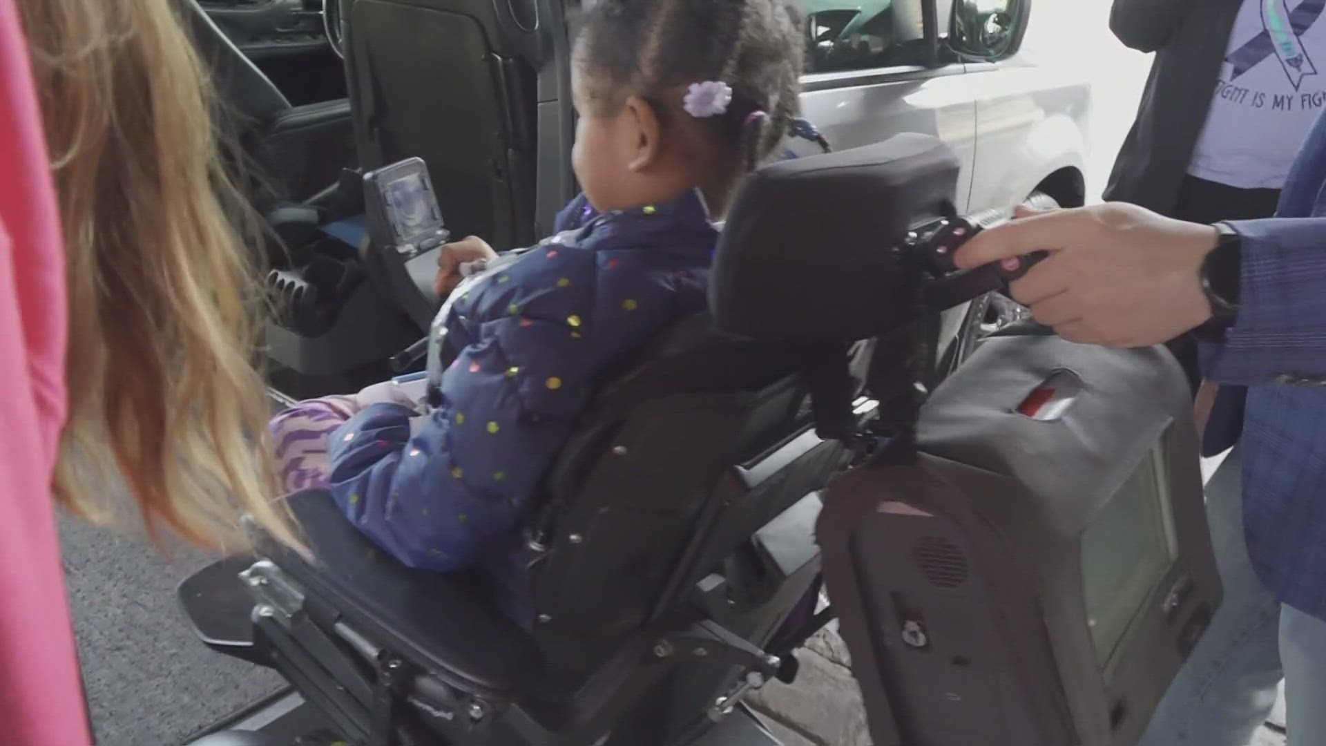 Family of Midland girl gifted a wheelchair friendly van | newswest9.com