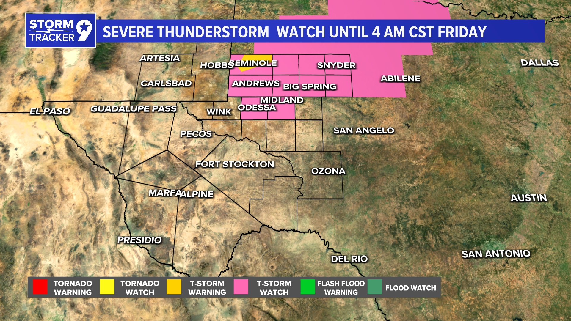 Interactive Weather Radar | Midland, Texas | newswest9.com