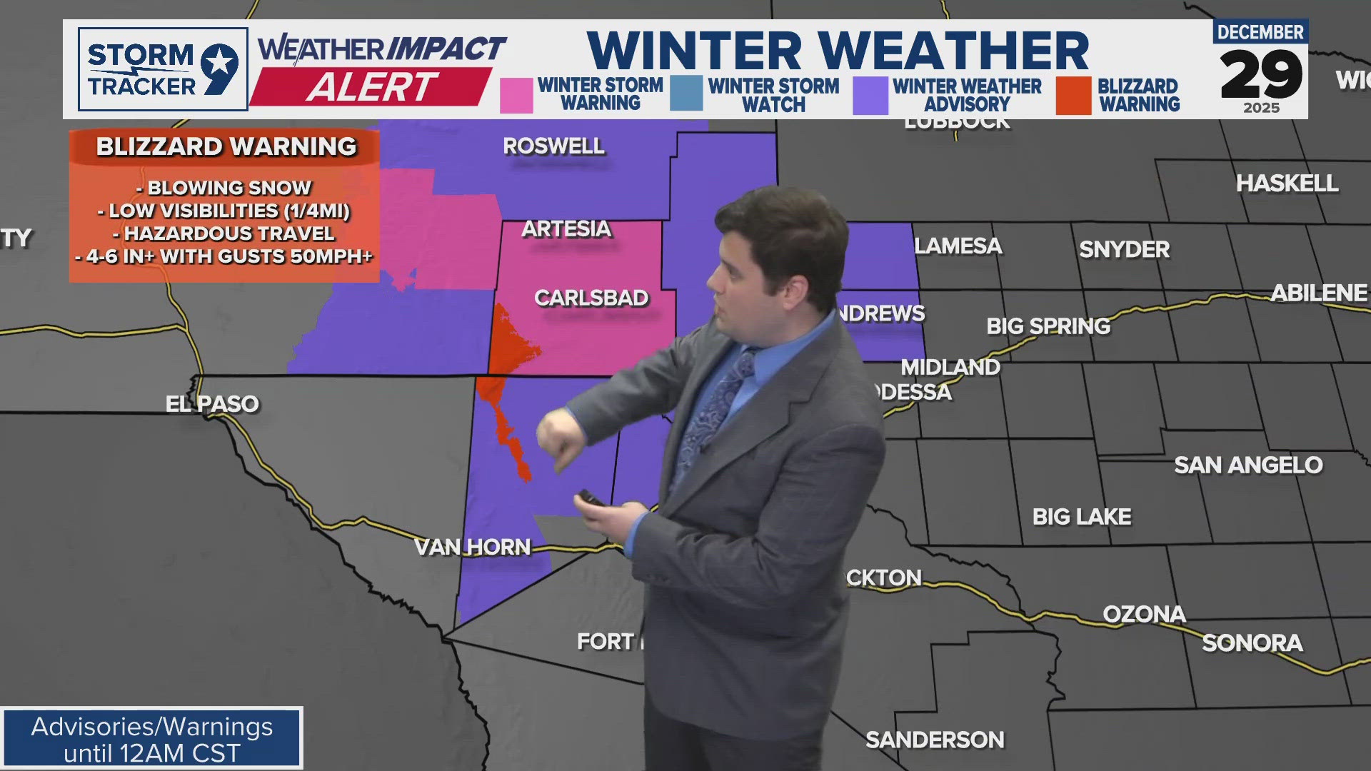 Chilly Conditions with Snow across West Texas | West Texas Forecast ...