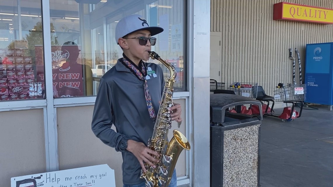 Teen in Monahans plays saxophone to raise money for new instrument ...