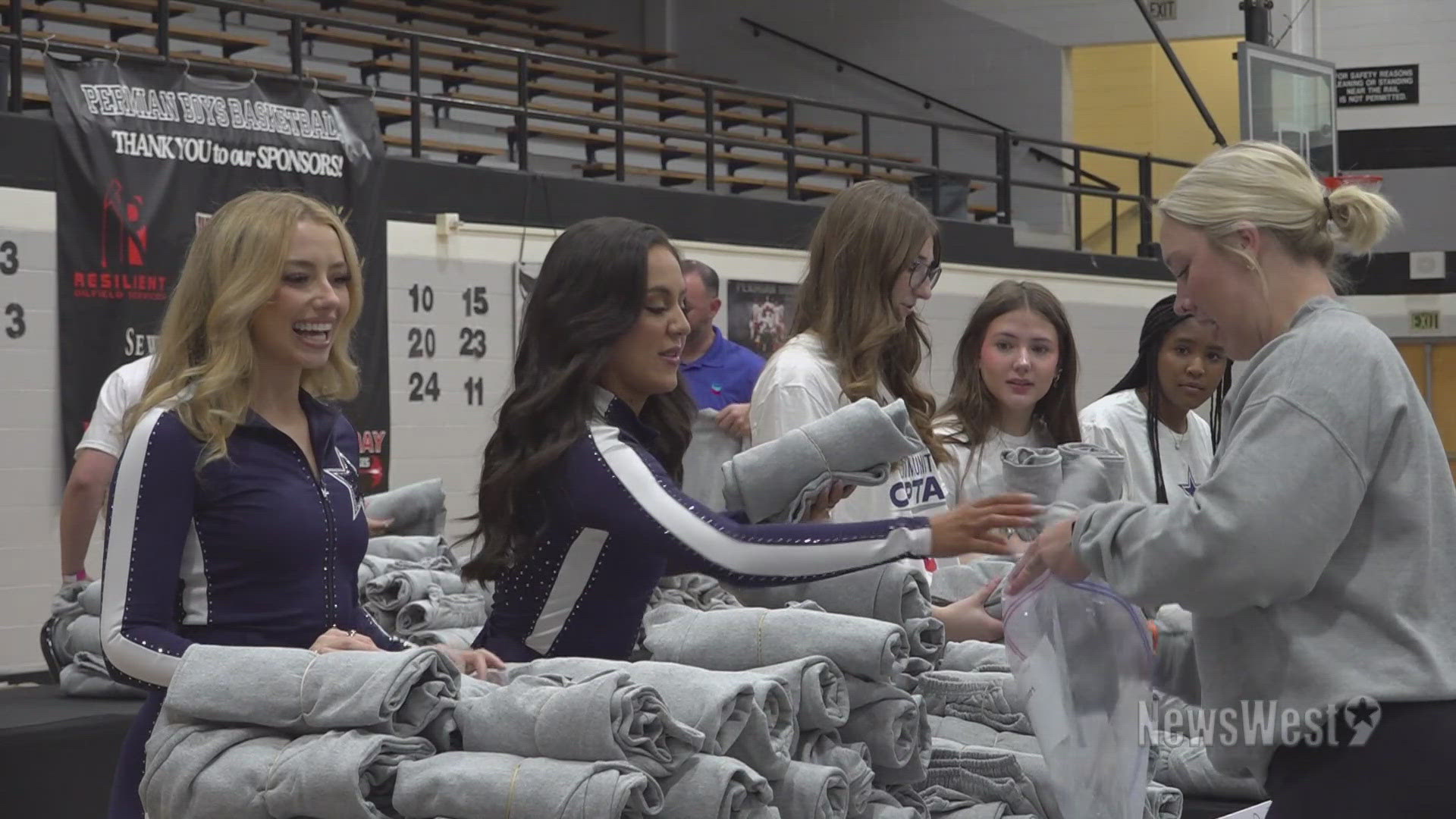 Permian High School student participate in Cowboys Community Captain ...