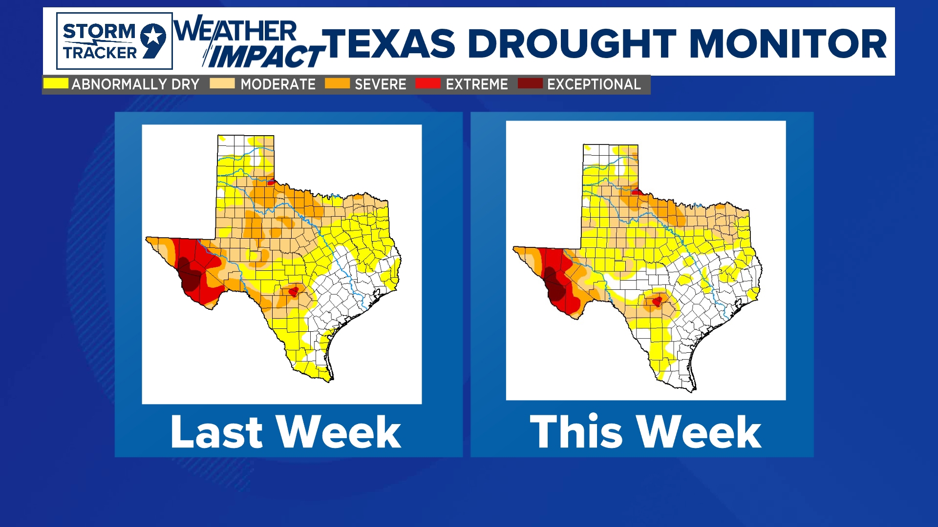 Latest Drought Update with the Recent Record Rainfall in West Texas ...