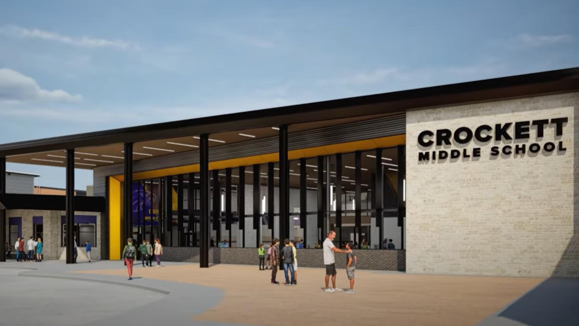 New Crockett Middle School construction begins in Pecos | newswest9.com