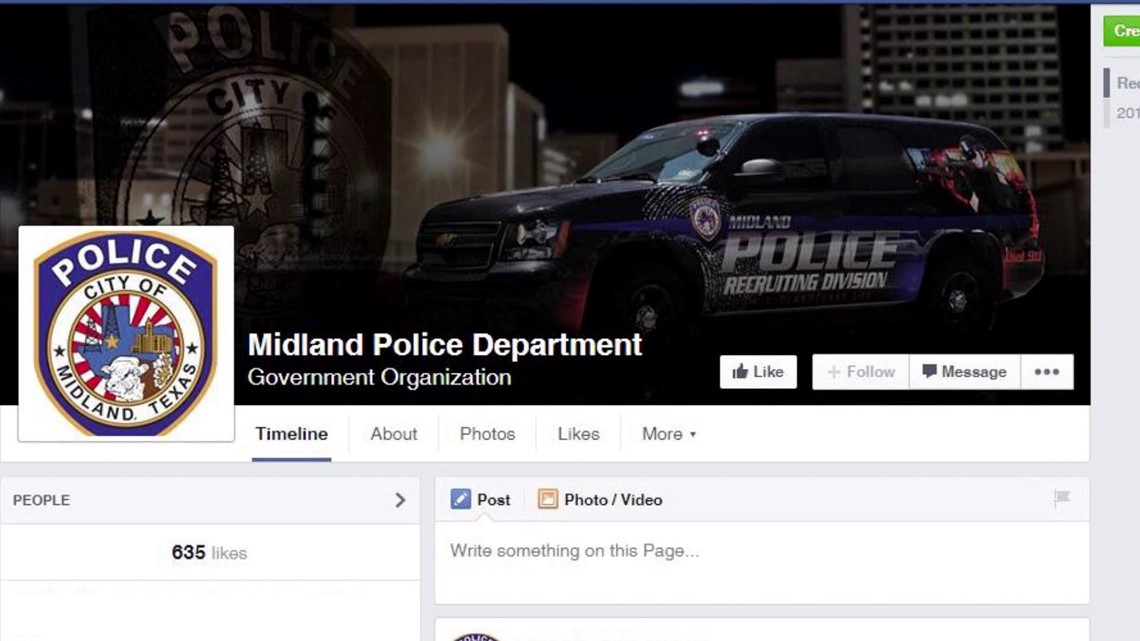 Midland Police Launch New Facebook, Twitter Pages | newswest9.com