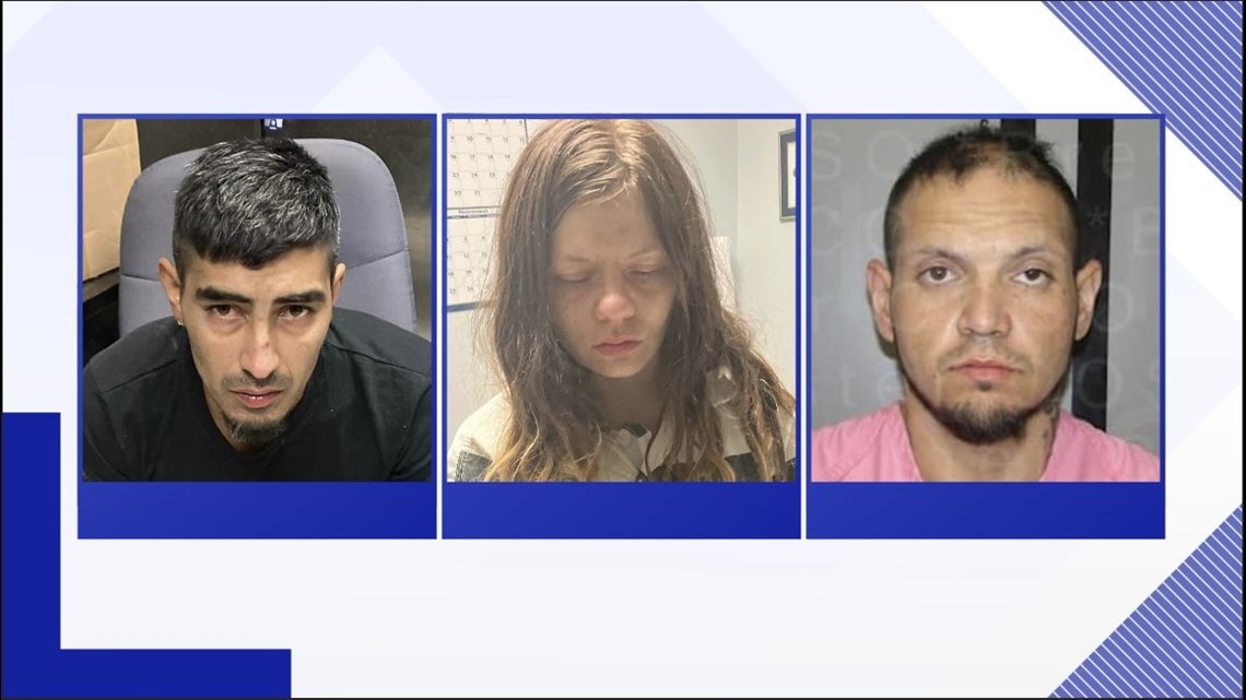 Multiple law enforcement agencies team up to arrest three suspects for ...