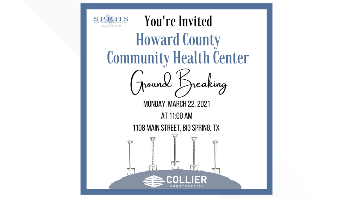 Howard County Community Health Center ground breaking next Monday ...