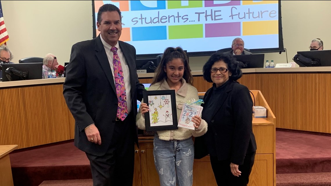 ECISD selects student artwork for Christmas cards | newswest9.com