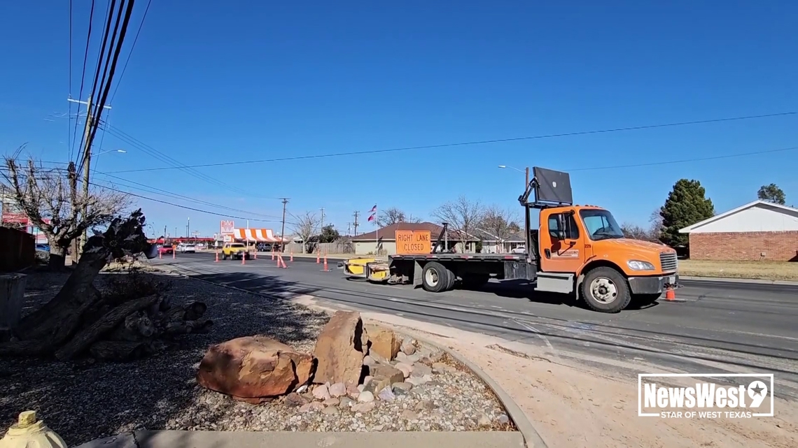 Midland lane closures, delays expected due to water main break ...
