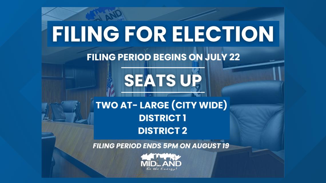 Midland election filing periods | newswest9.com