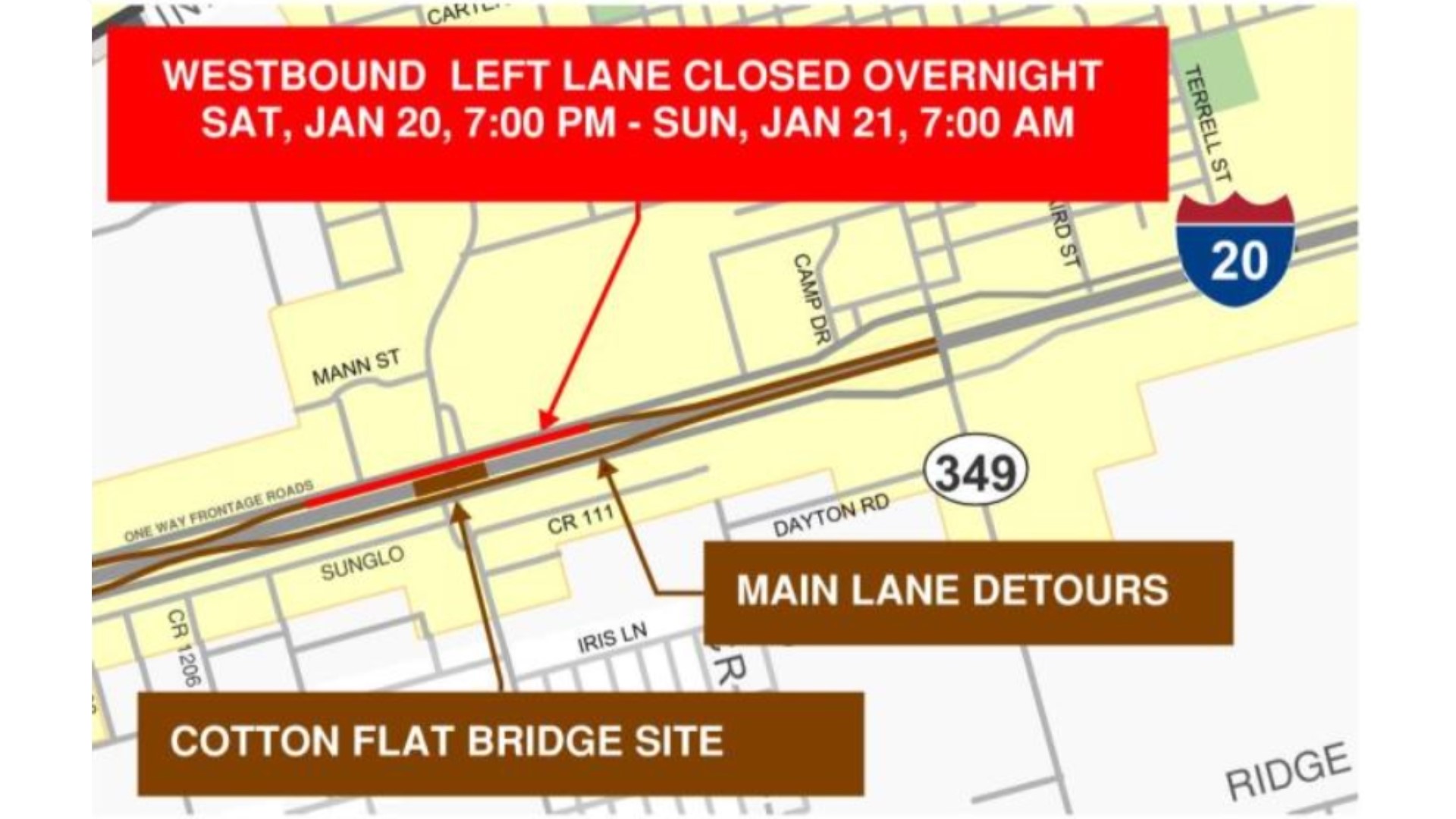 Bridge beam lifts starting at Midkiff in Midland, Cotton Flat bridge ...