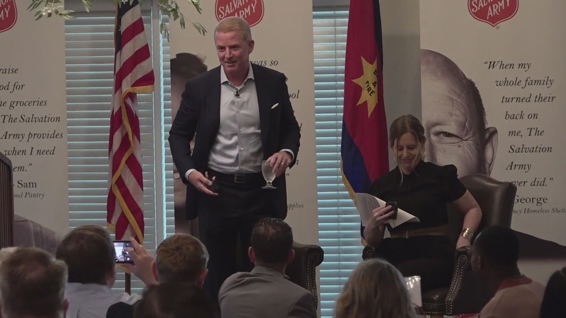 Jason Garrett visits Midland Salvation Army | newswest9.com