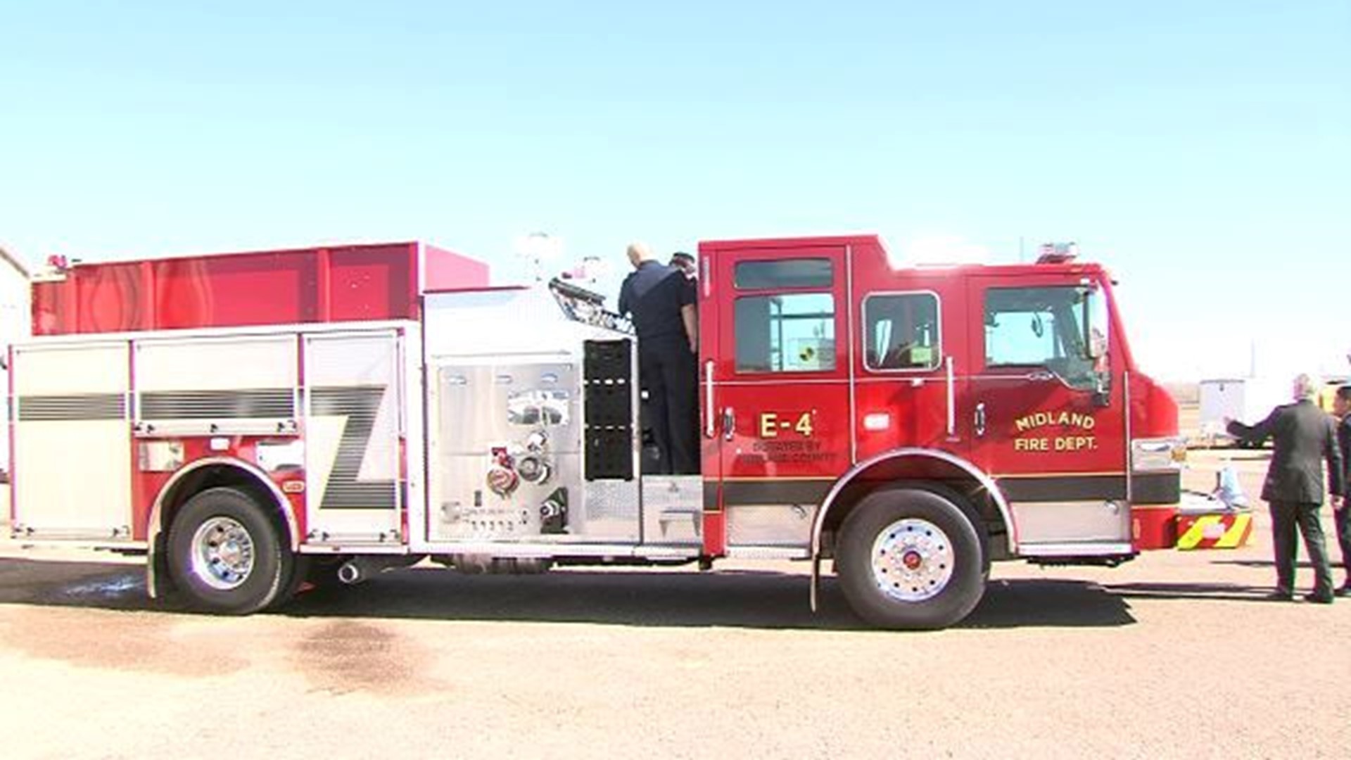 Midland Fire Department Welcomes New Fire Truck to Their Fleet ...