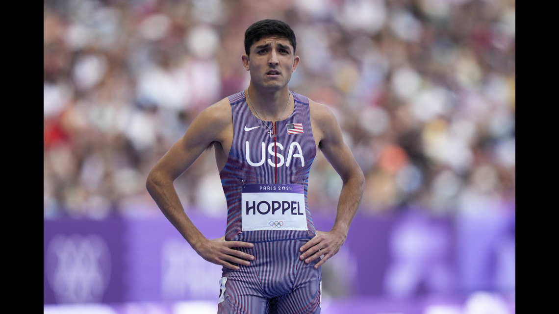 Hoppel finishes fourth in 800M final, gains U.S. record, fans react | newswest9.com