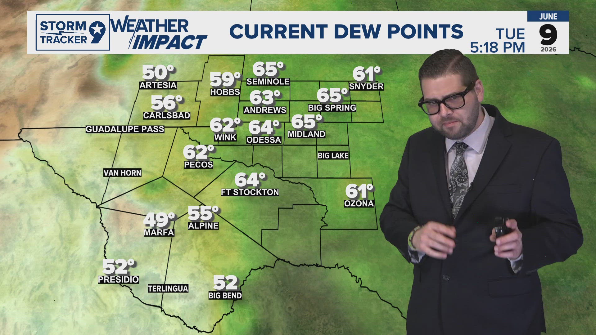 First 100s Possible Despite High Humidity | West Texas Forecast ...