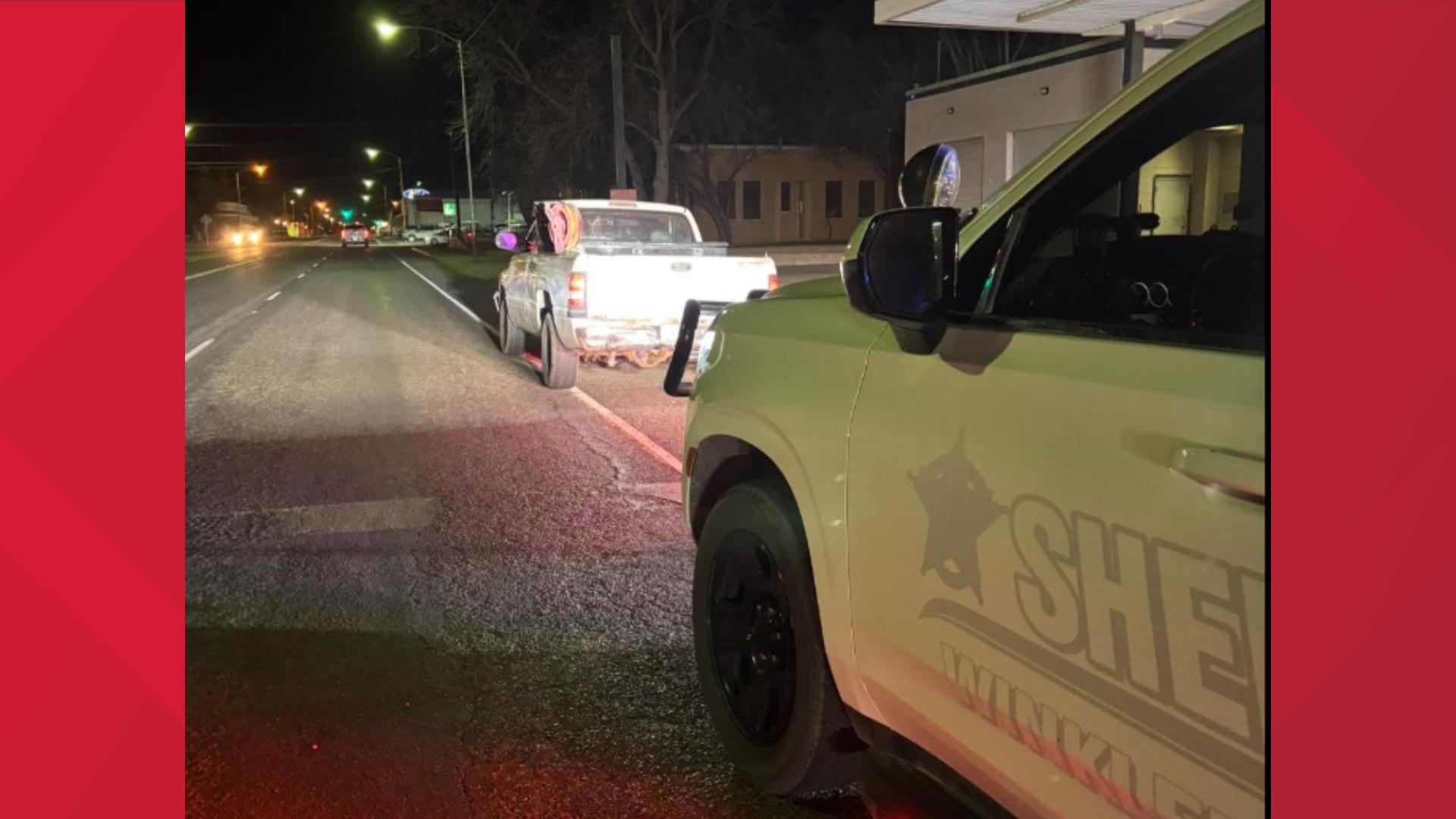 A passenger is on the run in Kermit tonight after fleeing traffic stop ...