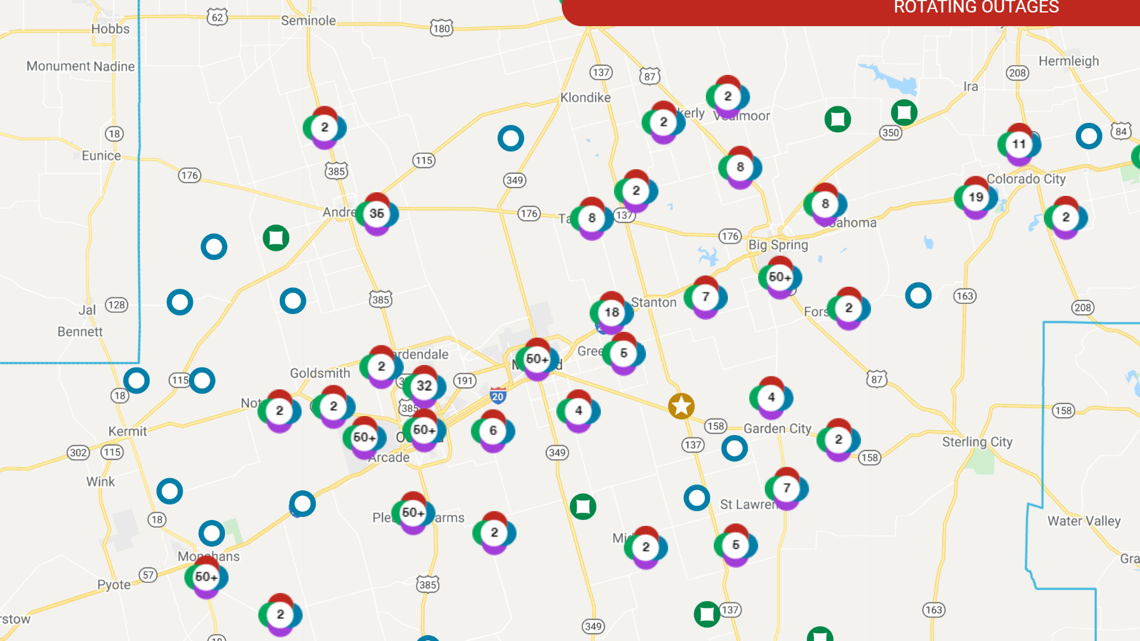 Over 60,000 West Texans still without power, ERCOT extending outages ...