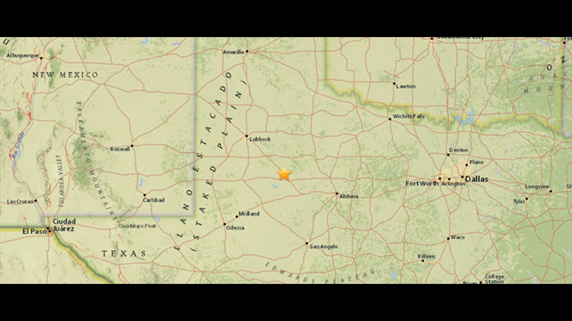 Magnitude 2.5 earthquake shakes Western Texas | newswest9.com