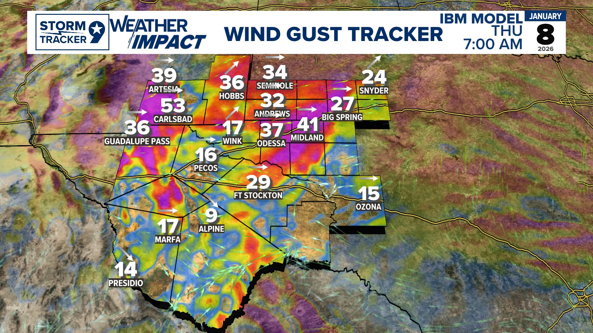 Why It's So Windy in Midland and Why This Front Packs a Punch ...