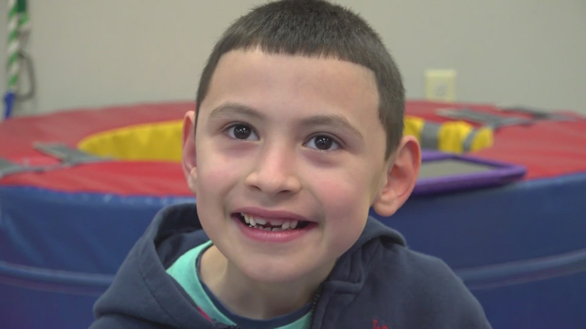 Caleb Brito shines through therapy at PBRC | newswest9.com