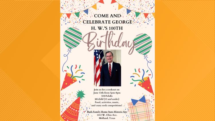 George H.W. Bush's 100th birthday celebration at Bush Family Home ...