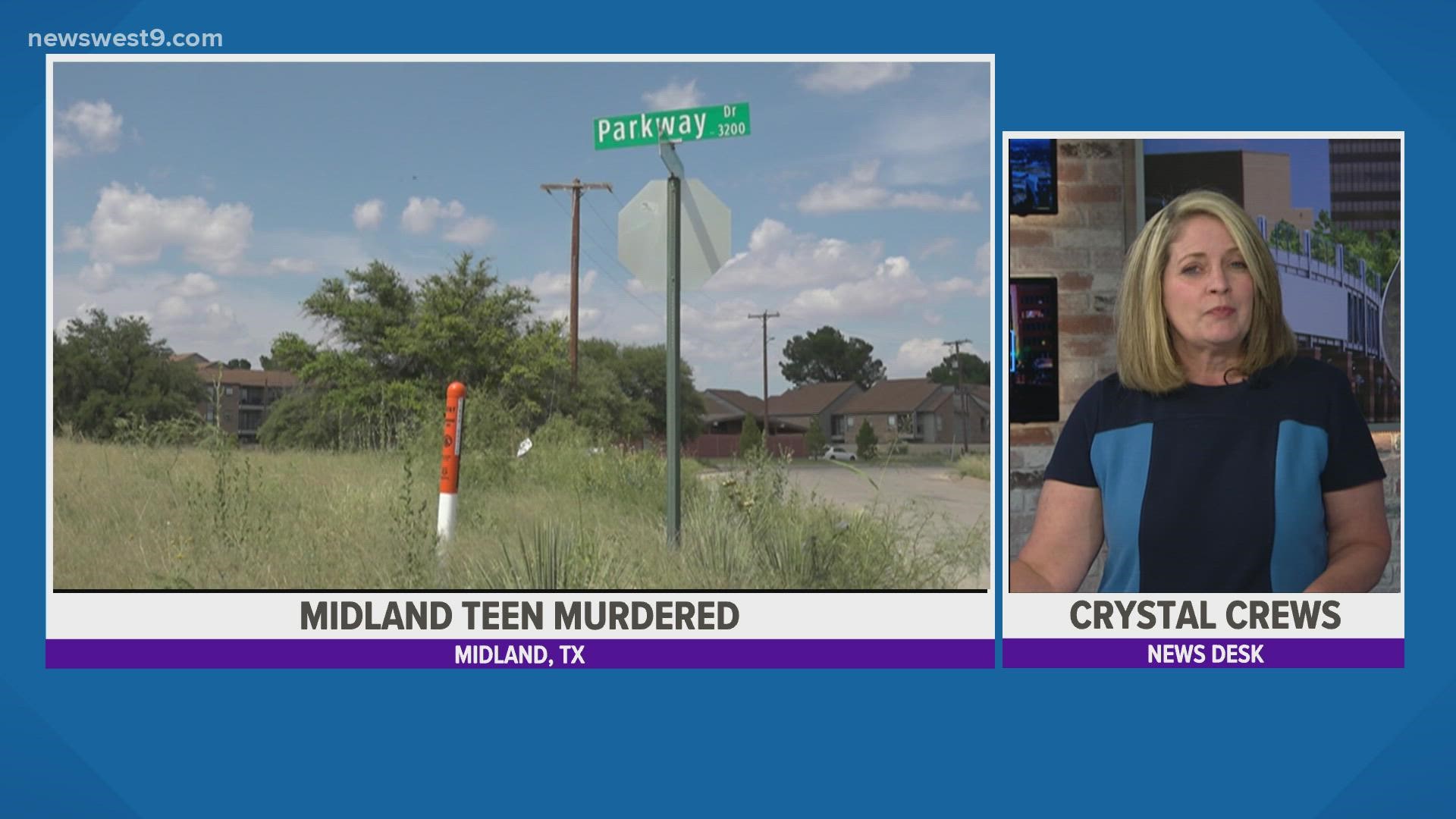 Suspect arrested and charged with Murder of Midland teen | newswest9.com