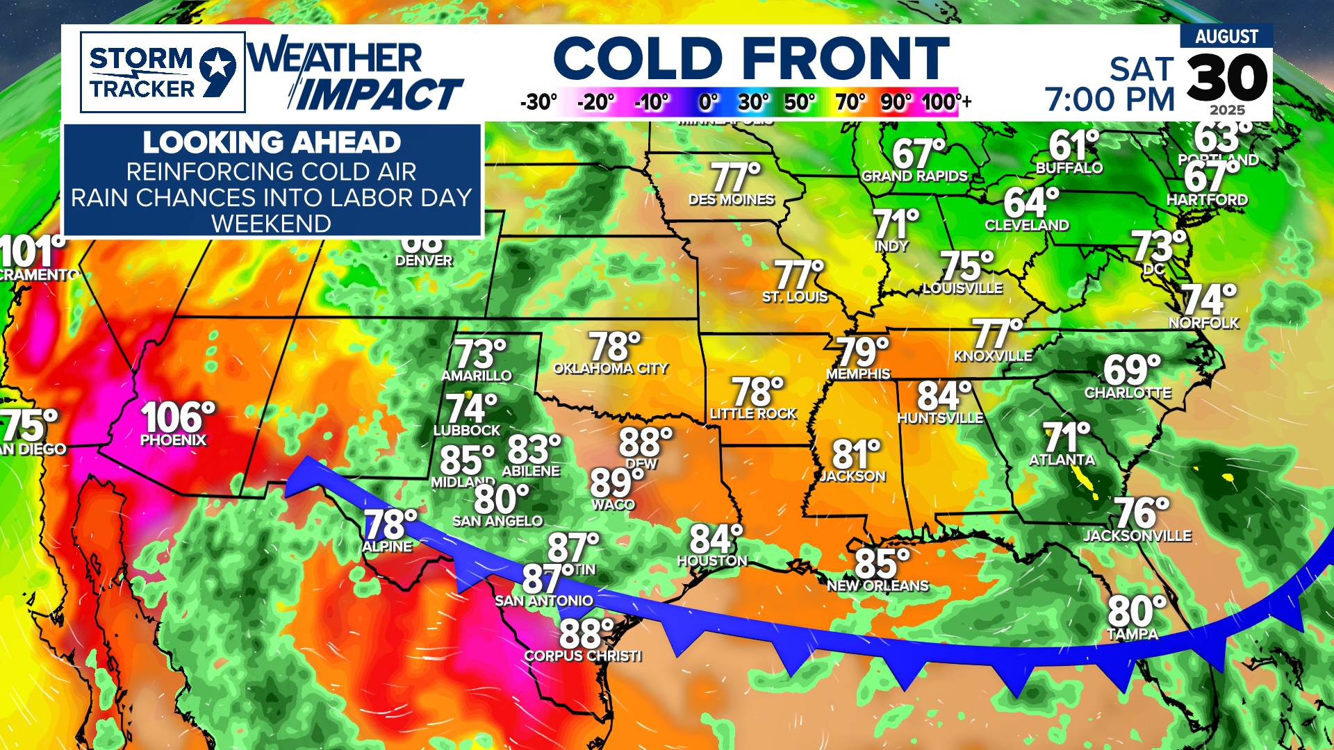 The science behind the last cold front and why the Labor Day cold front ...