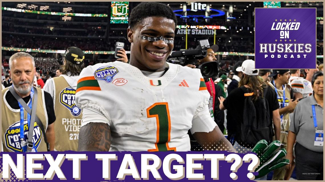 PRIORITY: Washington Huskies NEED Miami WR Joshisa Trader In Transfer ...