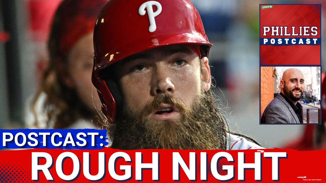 PHILLIES POSTCAST: Philadelphia Phillies bats SILENCED by Chase Burns ...