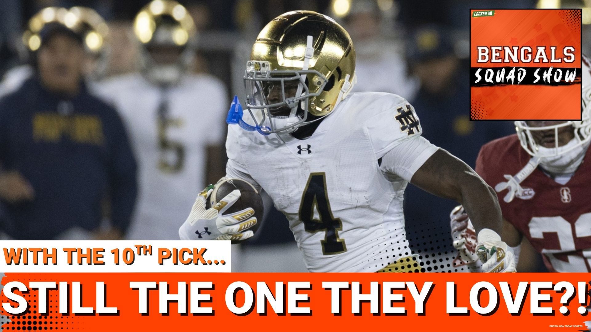 BENGALS SQUAD SHOW: Is JEREMIYAH LOVE still IN PLAY at No. 10? Andrew ...