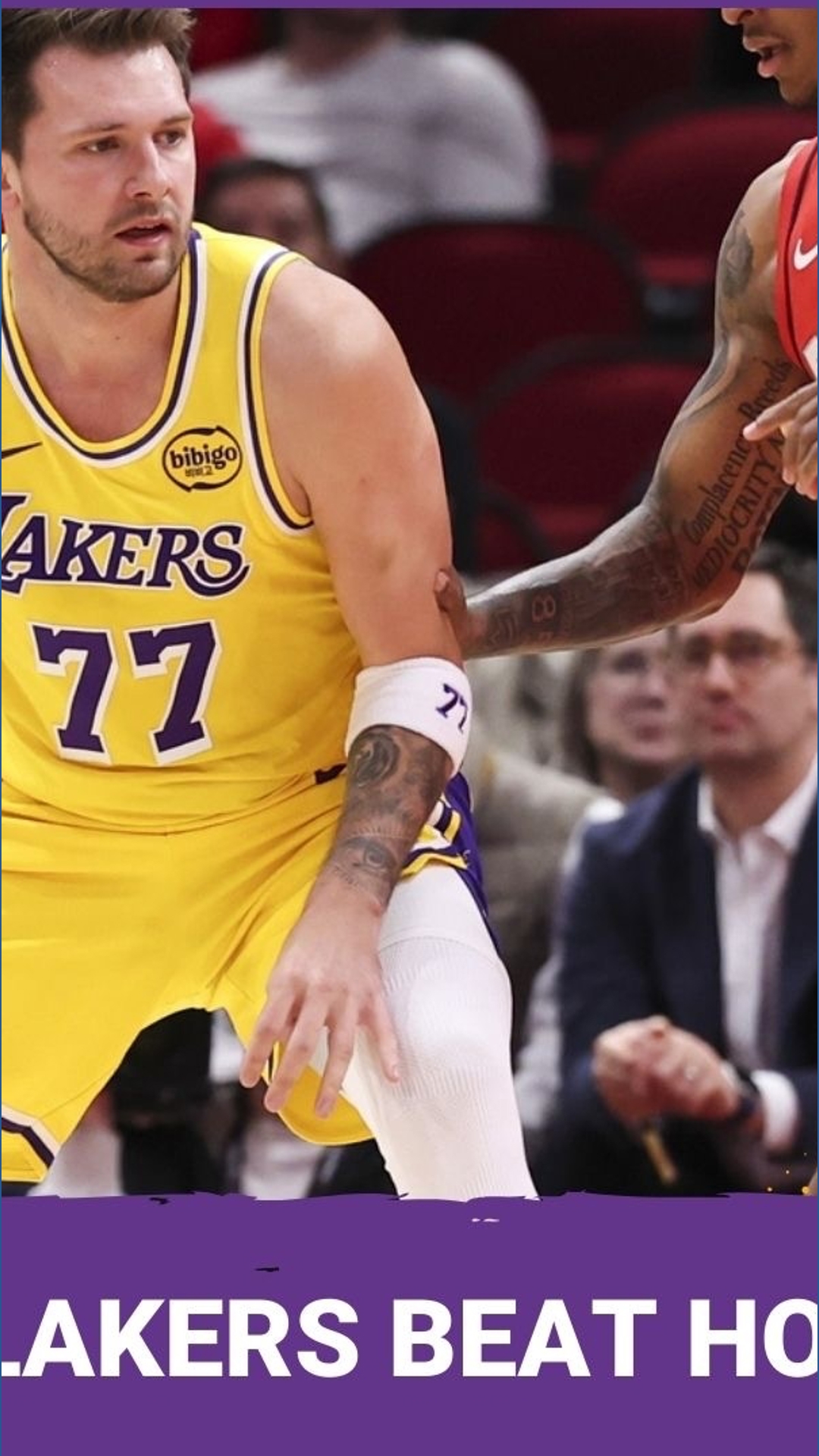 Luka Scores 36, Lakers Beat Rockets 100-92. BEST DEFENSE OF THE SEASON ...