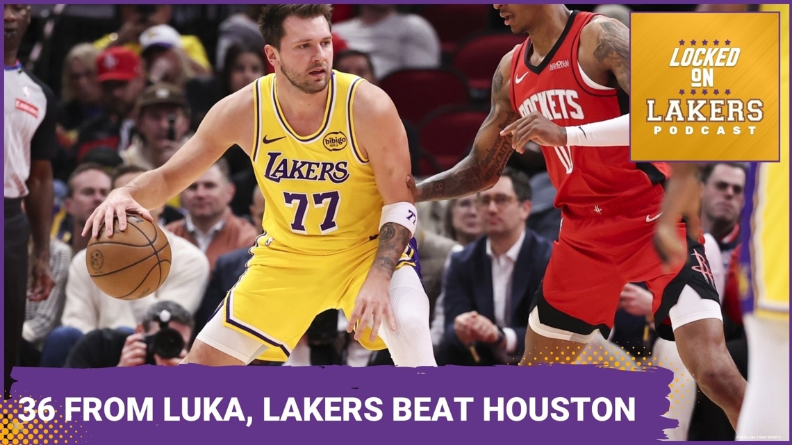 Luka Scores 36, Lakers Beat Rockets 100-92. BEST DEFENSE OF THE SEASON ...